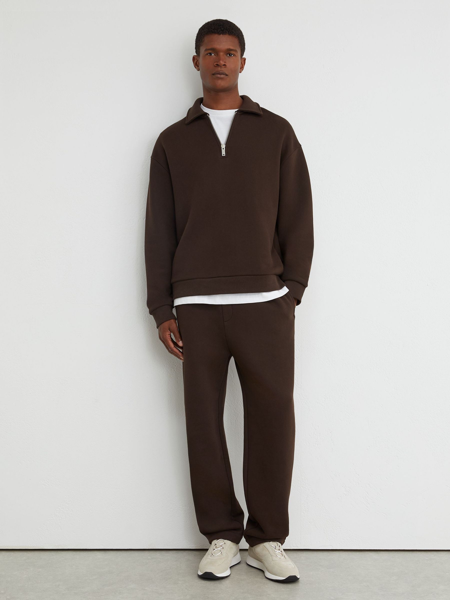 REISS REISS Grant Suede Lightweight Runner Trainers